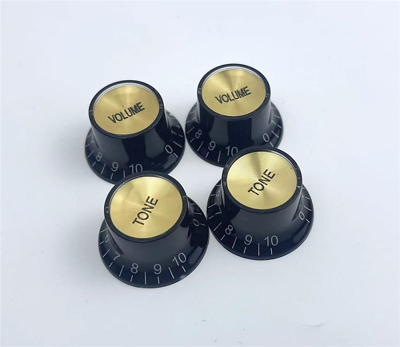 Metric Top Hat Speed Control Knobs Les Paul Volume Tone Knobs | Reverb