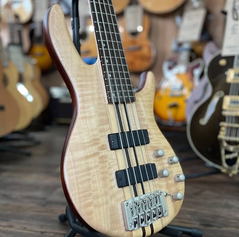 2020 Cort A5 Plus FMMH 5-String Active Bass Guitar | Reverb UK