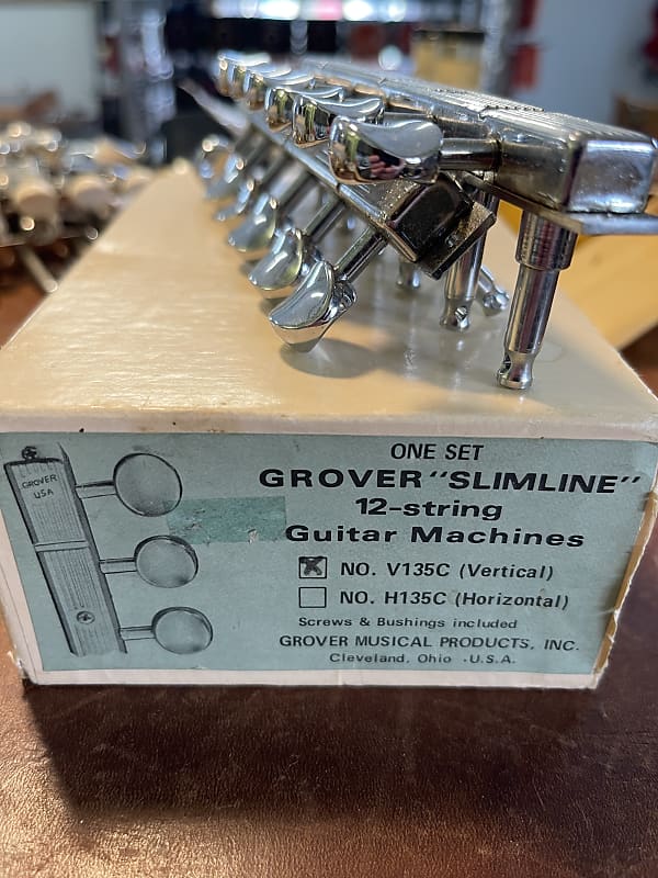 Grover 12-String Slimline 1960s Chrome NOS | Reverb
