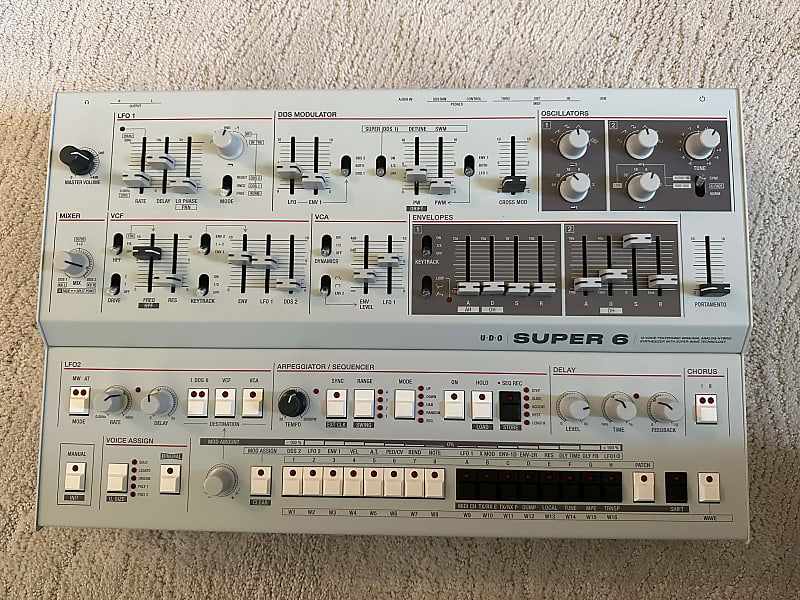 UDO Audio Super 6 Desktop Polyphonic Analog Synthesizer | Reverb