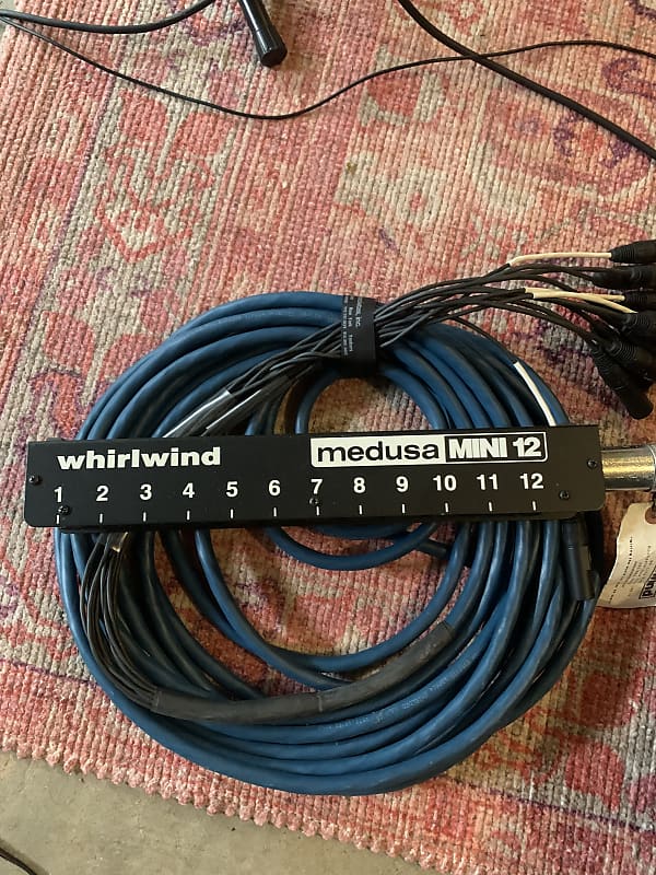 Whirlwind Mini 12 - 12-channel Low-profile Audio Drop Snake - | Reverb