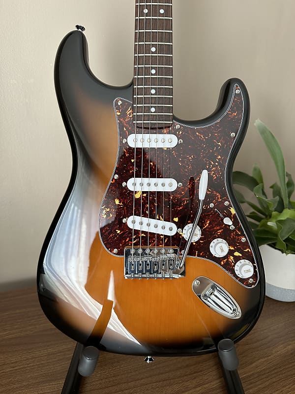 Partscaster Strat - Tobacco burst | Reverb UK