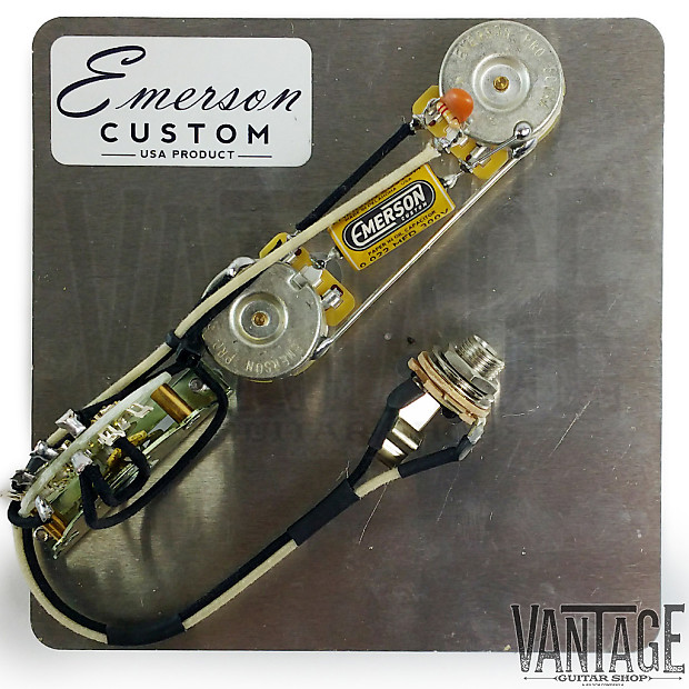 Emerson Custom T4-R-500K 4-Way Reverse Telecaster Paper In | Reverb UK