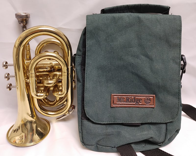 Heimer Pocket Trumpet w/ Travel Bag | Reverb