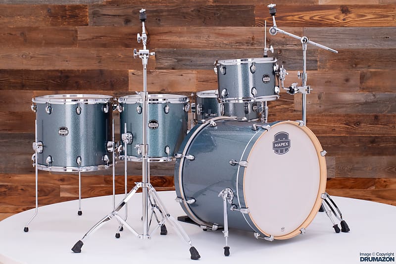 Mapex Mars Birch 5 Piece Cross Over Drum Kit, Twilight | Reverb