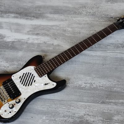Marine Rider Mini Mosrite Travel Guitar (Made in Japan) | Reverb