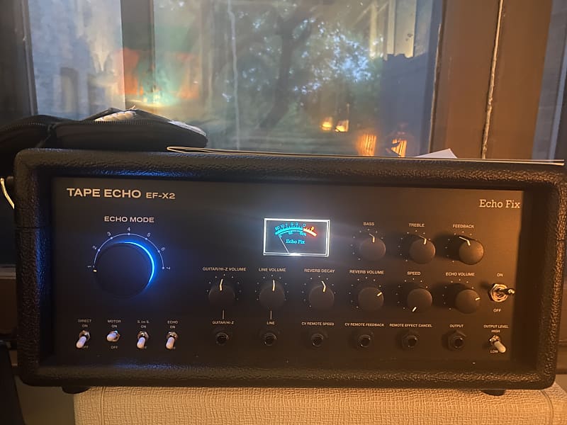 Echo Fix EF-X2 Tape Echo with Reverb 2021 Black Panel | Reverb