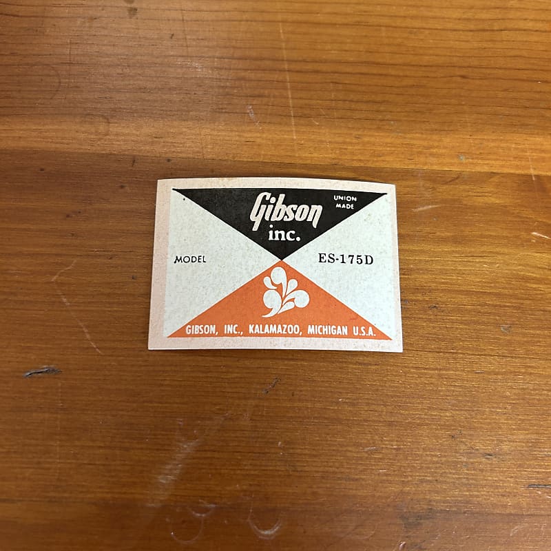 1970's Gibson ES-175D Soundhole Label N.O.S. | Reverb