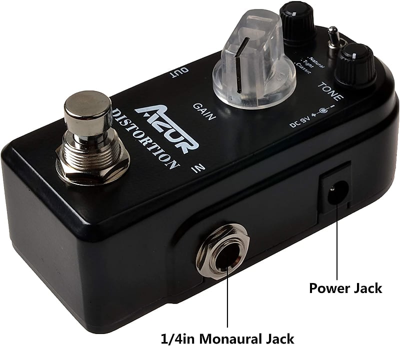 Distortion Guitar Pedal Effect 3 Modes Natural, Tight, | Reverb