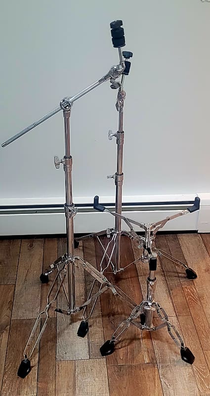 Set of 3 Pearl 800 Series stands; Snare stand, boom and | Reverb