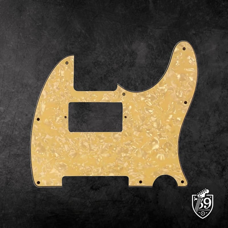 4 Ply Cream Pearl Telecaster Humbucker Pickguard | Reverb UK