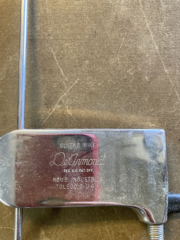 DeArmond Guitar Mike Acoustic Guitar Pickup - Chrome | Reverb