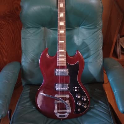 1970s Kay K-2T Vintage Guitar Kawai Made W/ Case Japan SG | Reverb