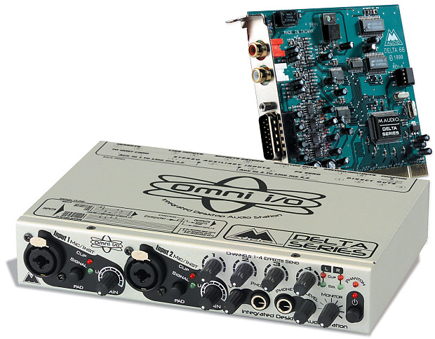M-Audio Delta 66 with OMNI I/O breakout box mic pre PCI card | Reverb