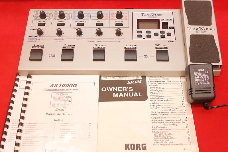 Korg ToneWorks AX1000G | Reverb