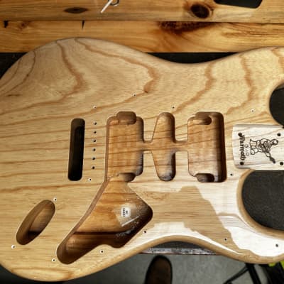 Warmoth Stratocaster body, HSH, natural | Reverb