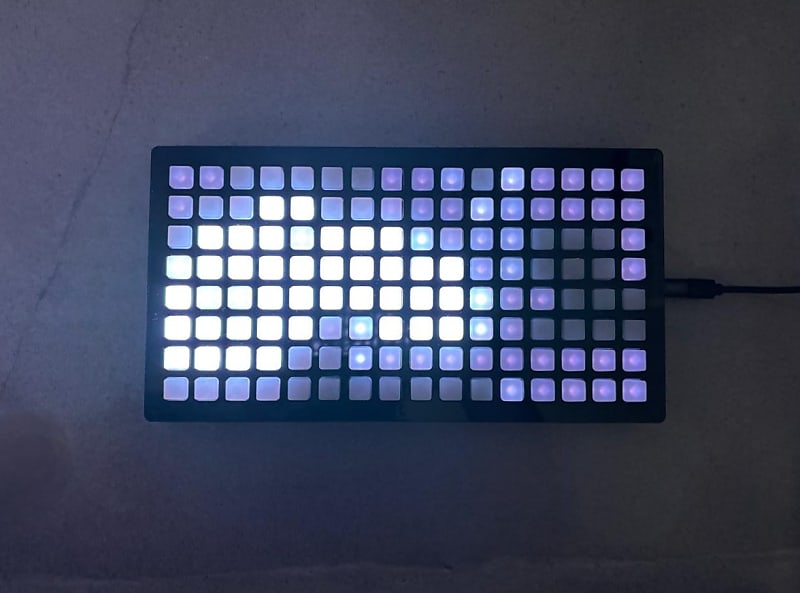 Monome grid 128 Neotrellis Walnut | Reverb Australia