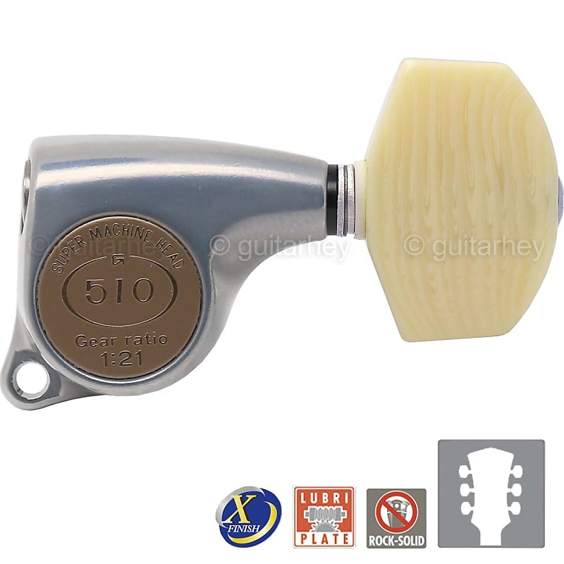 NEW Gotoh SGL510Z-M01 Tuning Keys Set 1:21 Ratio 3x3 - | Reverb