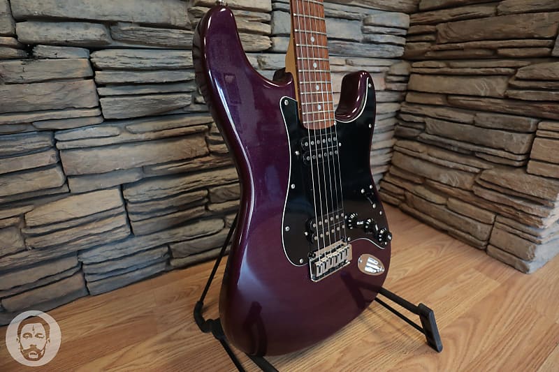 2001 Squier Stratocaster HH Standard Series Metallic Purple | Reverb
