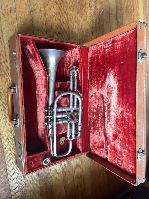 1934 king master model cornet (trumpet) USA made | Reverb