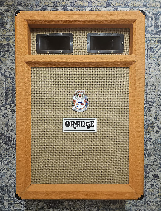 Orange 2x12 Horn Projector Cabinet 1970's - Orange | Reverb