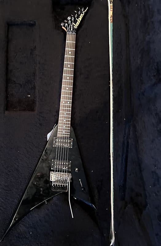 jackson rhoads 3x professional 1992 black | Reverb