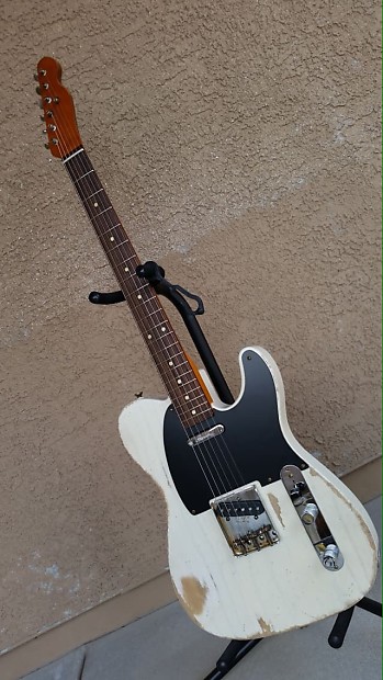 MJT Custom Shop Relic Telecaster 2011 Aged White Relic | Reverb