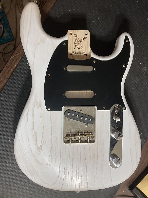 Warmoth Hybrid strat tele body swamp ash lightweight McNelly | Reverb