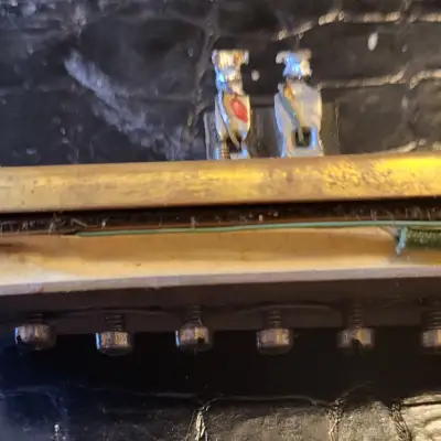 Vintage 1950's Guild Franz P90 Guitar Pickup Set with cream | Reverb