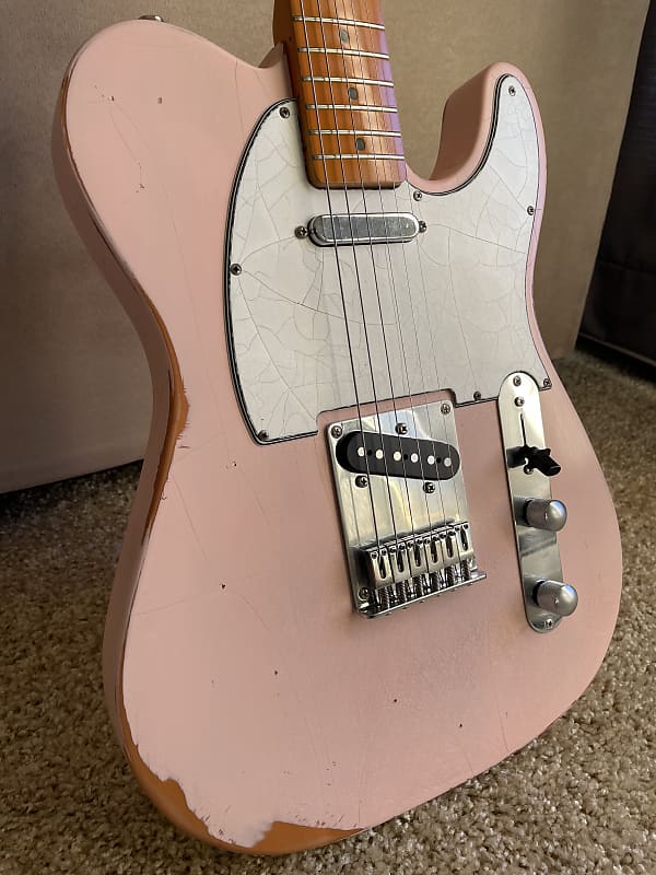 Heavy Relic Nitro Pink Telecaster Affinity (7.5 Lbs) | Reverb