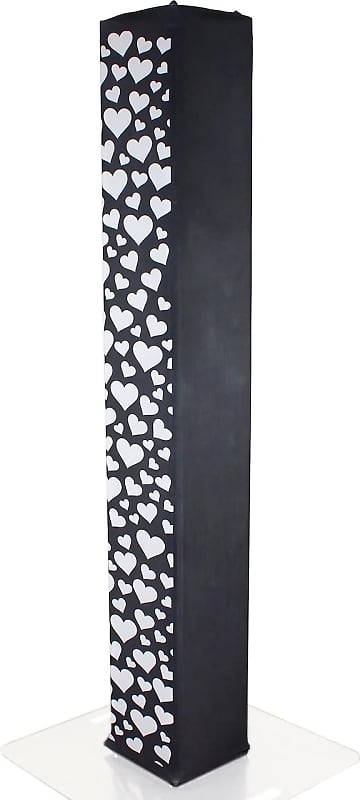 2M 6.56 Ft. Black Truss Scrim with White Hearts fits 12In. | Reverb