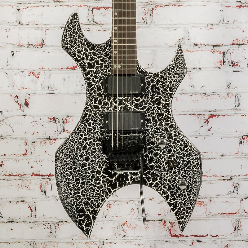 Unbranded Kit Built Warlock Style Electric Guitar Black w/ | Reverb