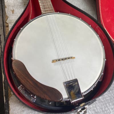 Conqueror 5 String Banjo With Chipboard Case | Reverb