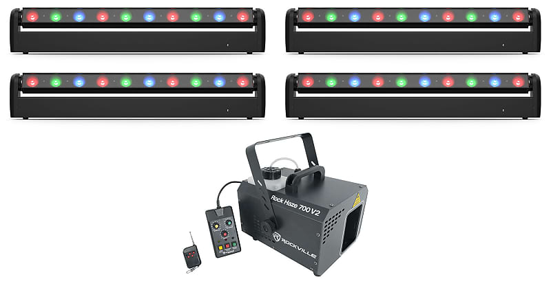 (4) Chauvet DJ COLORband PiX-M ILS RGB LED Moving Strip | Reverb