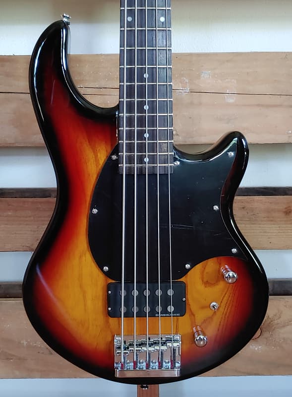 2012 Fernandes Atlas 5 Deluxe five string bass Sunburst Free | Reverb