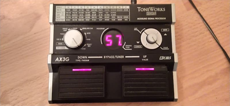 Korg AX3G 2000 | Reverb