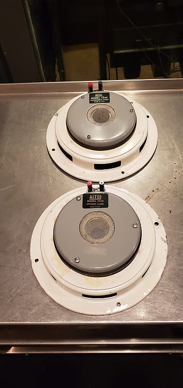 Pair Altec 755E 8 Inch Speakers 8 Ohm | Reverb