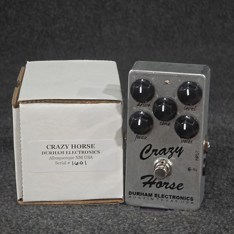 Durham Electronics Crazy Horse Fuzz/OD early, silver version | Reverb