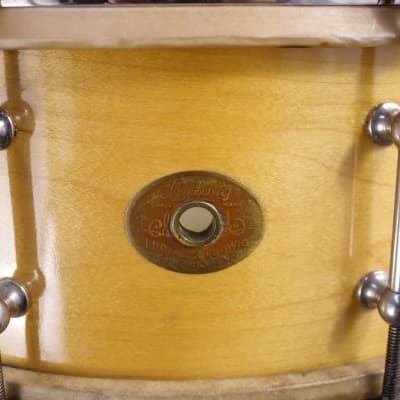 Graham Lear's Super-Ludwig Wood Shell Late '20's 5" x 14" | Reverb