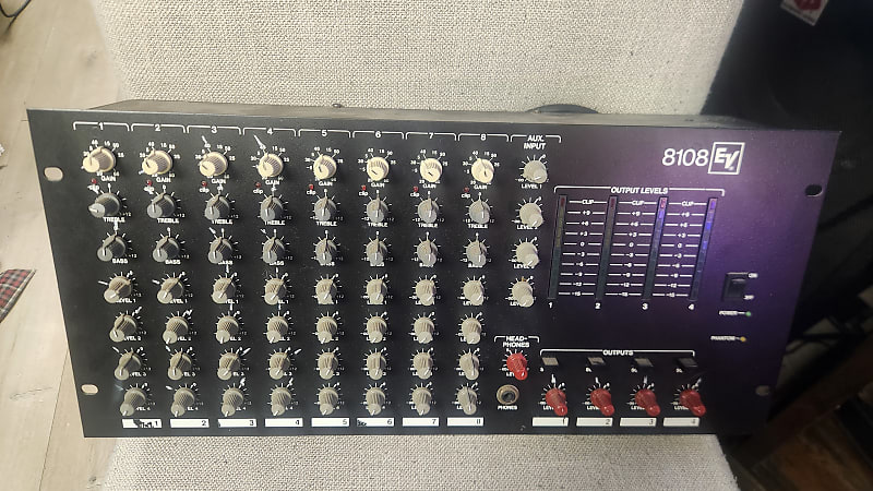 Electro-Voice EV 8108 Rack Mounted Mixer 8 Channel | Reverb