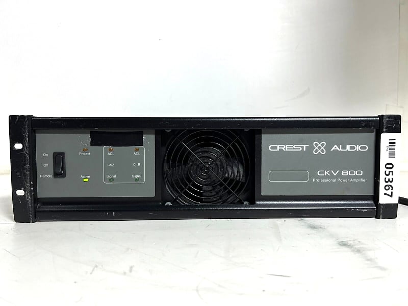 Crest Audio CKV800 Power Processing Amp #05367 (One)THS | Reverb