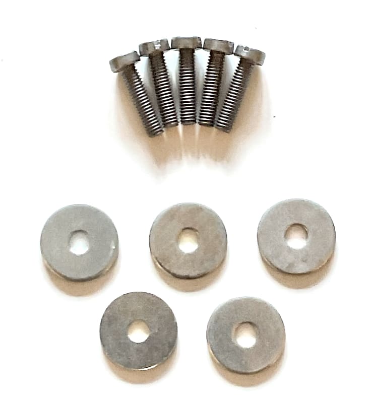 Set of 5 steel chassis screws and washers for vintage Vox | Reverb UK