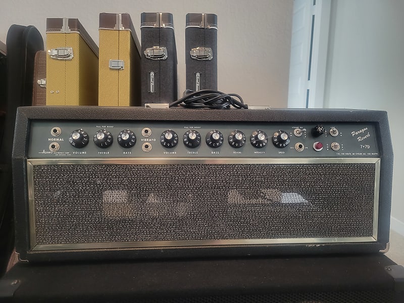 Alamo Paragon Reverb 7+79 Tube Amp Head 2 Channels No Issues | Reverb