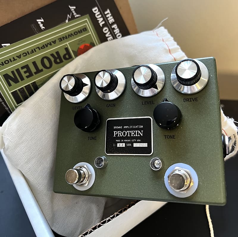Protein Dual Overdrive V2 - B-STOCK Blem - Green | Reverb