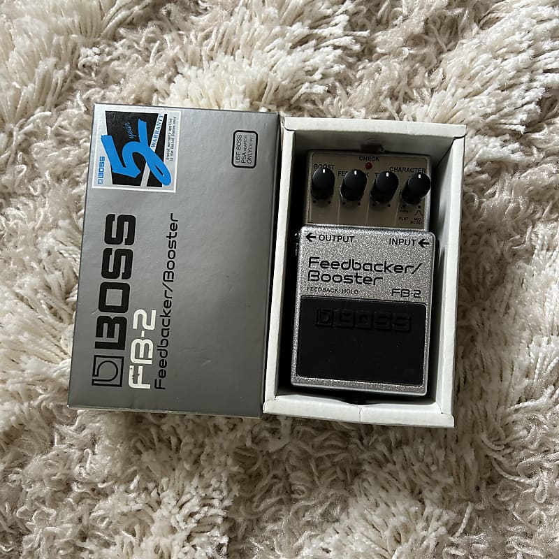 Boss Feedbacker/Booster Mint Condition w/ Box | Reverb