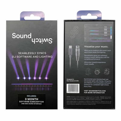 SoundSwitch Micro Interface USB to DMX 2-Universe DJ Stage | Reverb