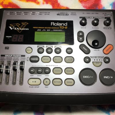 Roland TD-8 Drum Sound Module W/Power Chord | Reverb