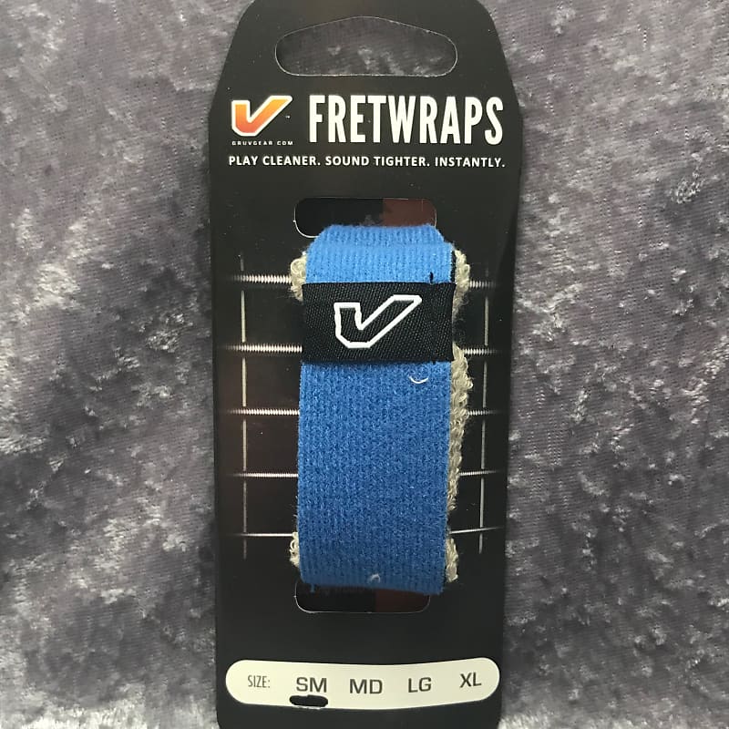 Gruv Gear Fret Wraps FW-1PK-BLU-SM Small Blue | Reverb