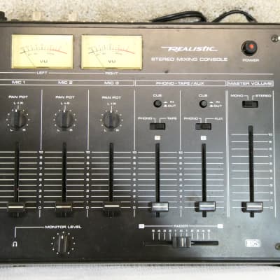 Realistic Mixer 1980's | Reverb