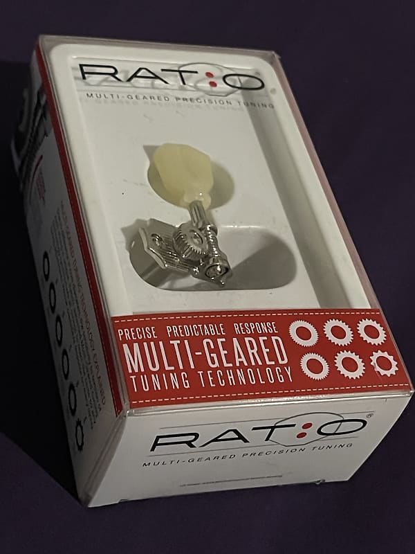 Graph Tech PRN-4424-N0 2024 Ratio Tuners 3+3, Waffle, Nickel, | Reverb